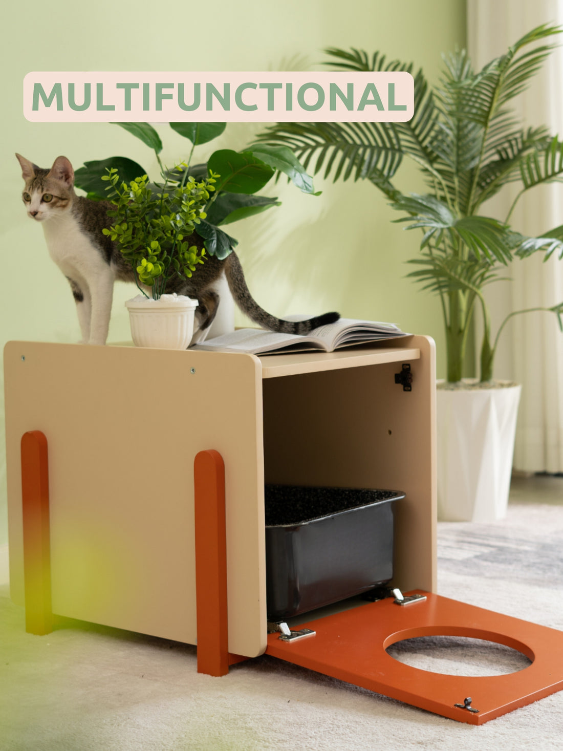 Poop Nest - Small Litter Box Enclosure for Little Furballs | Shichic