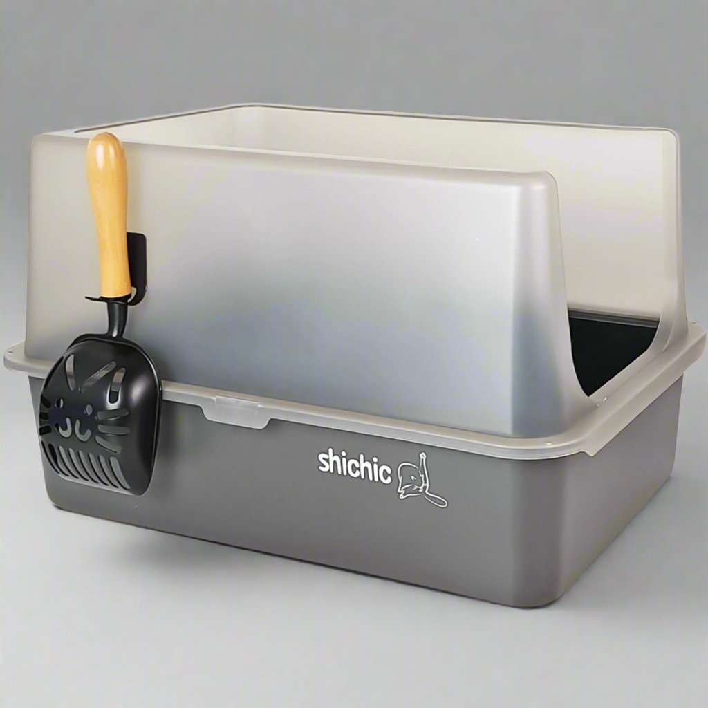 Durable Nonstick steel cat litter box | Marbeloo by Shichic