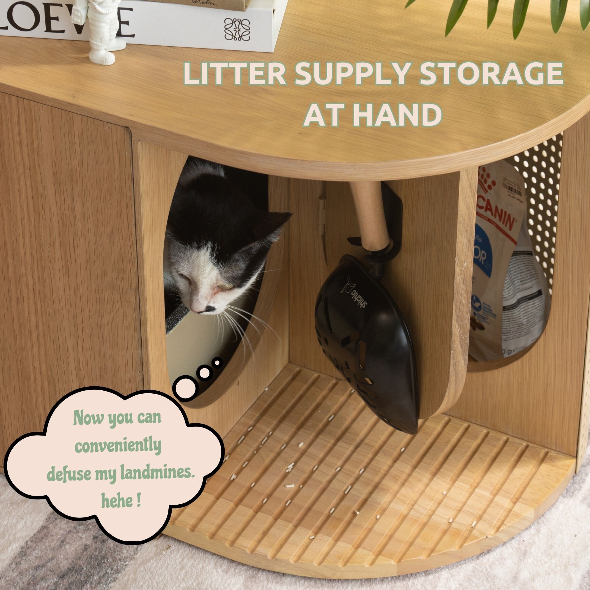 Poop Lounge - Stylish Cat Litter Box Furniture | Shichic
