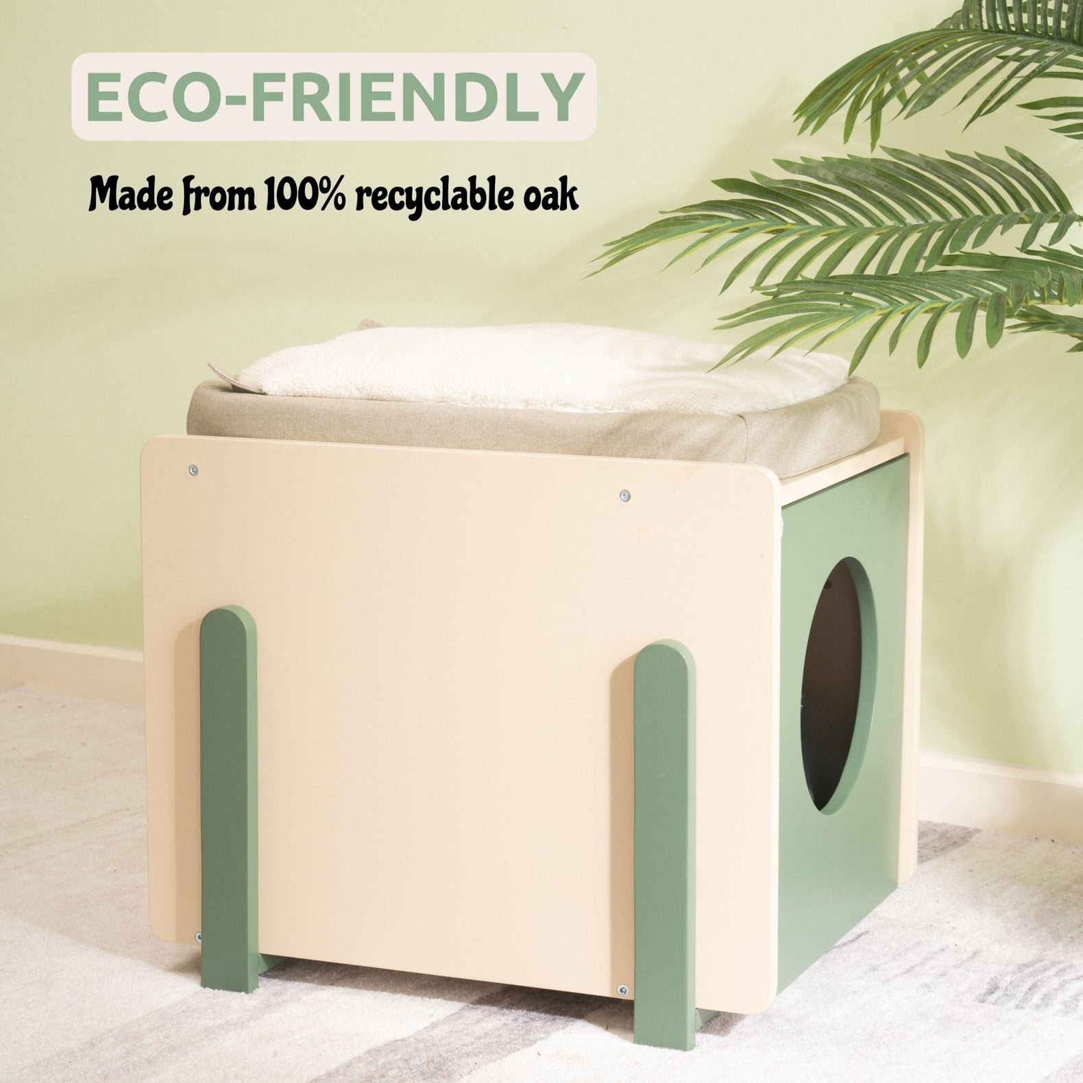 Poop Nest - Small Litter Box Enclosure for Little Furballs | Shichic